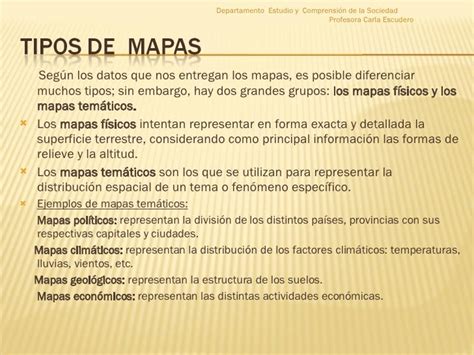 Tipos De Mapas Que Existen 5 Tipos De Mapas