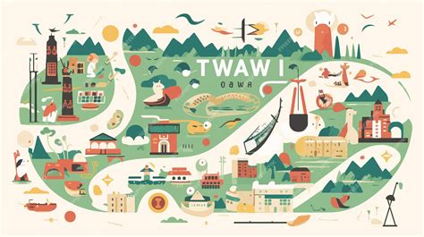 Taiwan Map Vector Flat Style Illustration Premium Ai Generated Vector