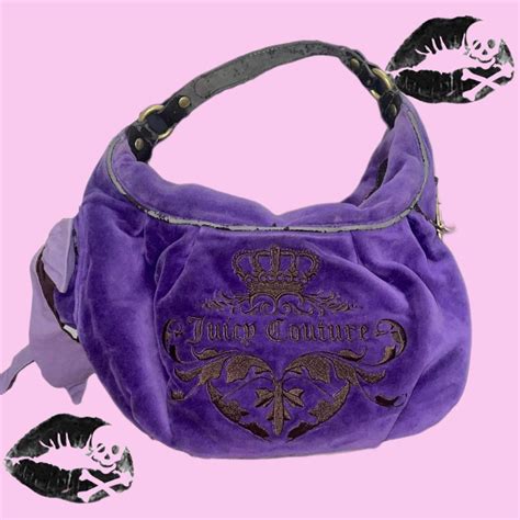 Purple Juicy Couture Purse Both Outside Inside Depop