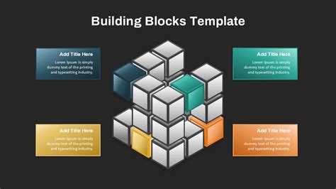 Building Blocks Concept Powerpoint Diagram Template Slidekit