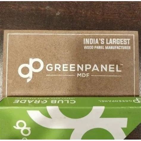 Green Panel MDF Board Thickness Mm To Mm Finish Type Matte At Best Price In Raigad