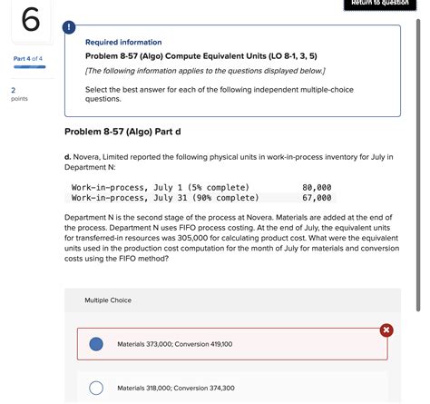 solved required information problem 8 57 algo compute
