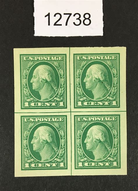 US Stamps 481 Center Line Block GEM Mint OG 2h 2nh LOT 12738