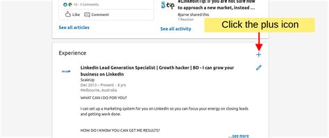 How To Write Your Experience Section On LinkedIn ScaleUp