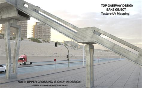 Highway Overpass Design Cgtrader