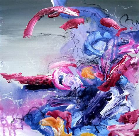 Lukisan Abstrak Seni Lukis Artwork Abstract Desain Kerajinan Tangan Karya Seni Di Carousell