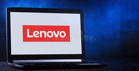 Laptop Computer Displaying Logo Of Lenovo Editorial Image Image Of Services Personal 179115940