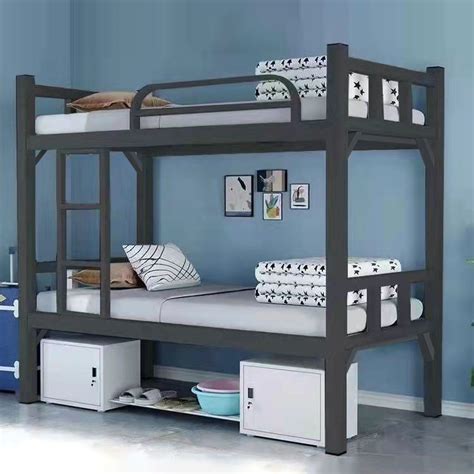 Metal Bunk Beds With Wardrobe And Desk Bunk Bed Steel Beds Metal Bed