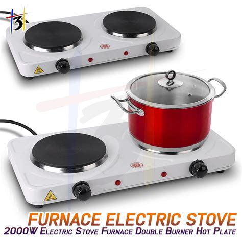 Electric Stove Hot Plate Furnace Double Burner 220v 2000w Hot Plate