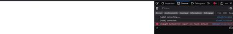 import error in the browser and blank page in some templates subst