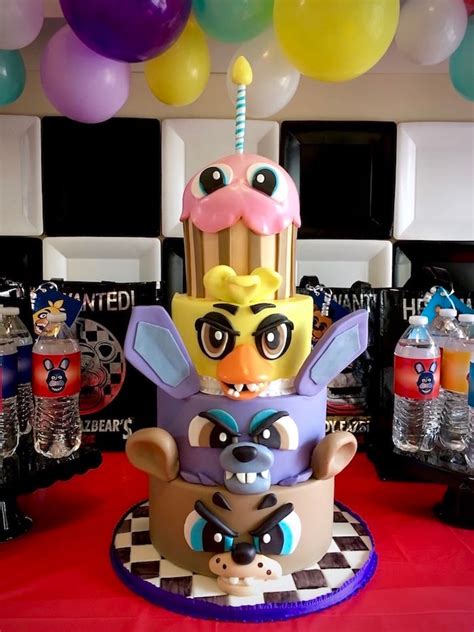 Karas Party Ideas Five Nights At Freddys Birthday Party Karas