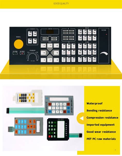 Custom Control Graphic Overlay Switch Metal Dome Flat 2 Button Circuit Tail Electronic Keypad