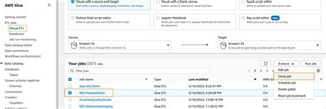 Set up advanced rules to validate quality of multiple datasets with AWS Glue Data Quality | AWS ...