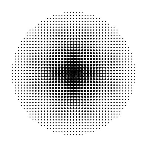 Circle Halftone Geometric Shapes Dot Abstract Background Minimal