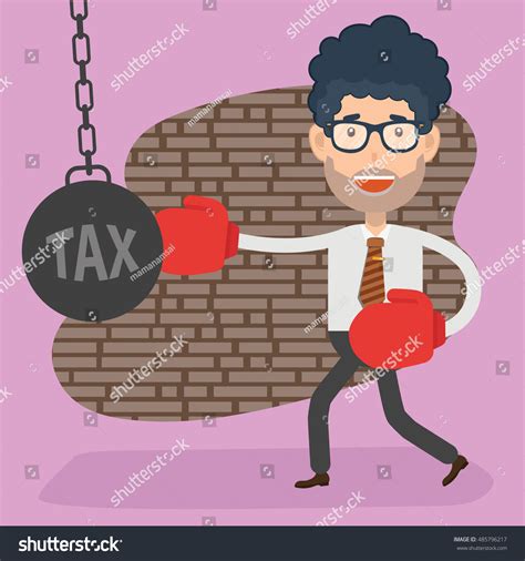 Businessmanemployee Concept Design On Clean Backgroundvector Stock