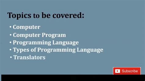 What Is Computer Instruction Programming Language Its Types