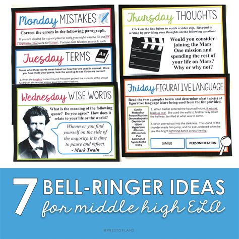 Bell Ringer Writing Activities At Greg Booth Blog