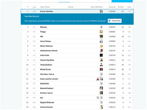 kaggle 1 winning approach for image classification challenge