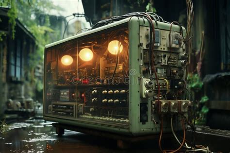 Retro Analog Device For Industry And Scientific Research And