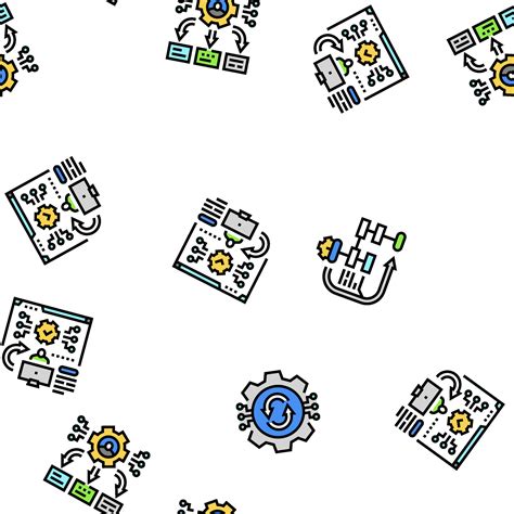 System Analyst Data Seamless Pattern Vector 33064290 Vector Art At Vecteezy
