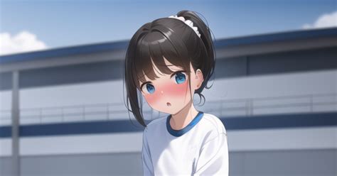 ロリ ブルマを忘れてパンツで体育を受けさせられる女の子 ロリのパンツが見たい件のイラスト Pixiv