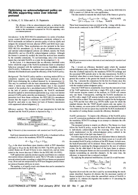 pdf optimising no acknowledgment policy on wlans supporting voice