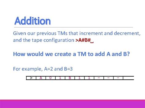 Turing Machines Part Two Common Tms Csci 432