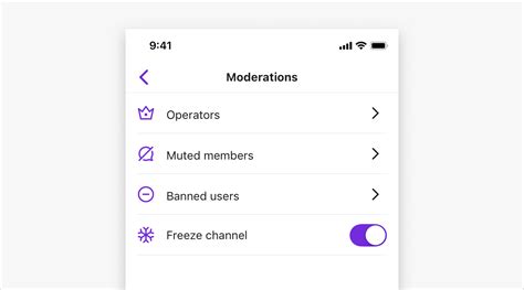 Moderate Group Channels And Members Chat Ios Uikit Sdk Sendbird Docs