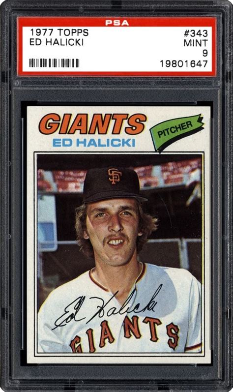 1977 Topps Ed Halicki Psa Cardfacts®