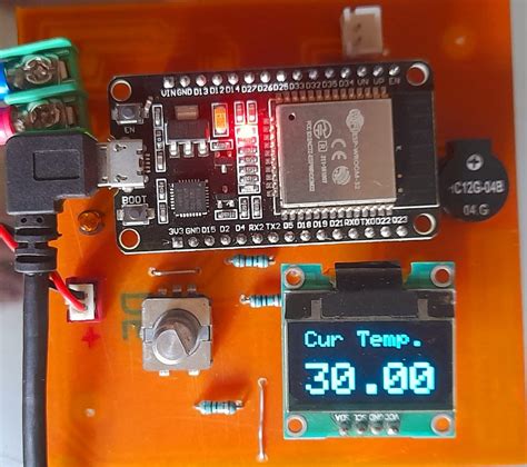 bioelectrionix hub pid temperature controller using esp32 and max6675