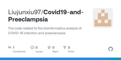 Github Liujunxiu97covid19 And Preeclampsia The Code Related To The