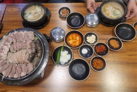 을지로 3가 경성순대국 수육과 함께한 푸짐한 순대국 네이버 블로그
