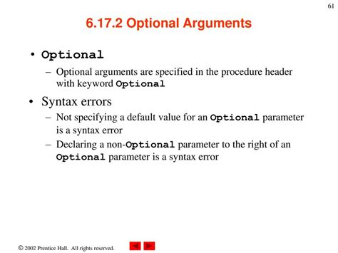 Procedures Outline 6 1 Introduction 6 2 Modules Classes And Procedures