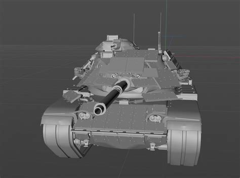 🪖 American M60a3 Tts Tank 3d Model Material・ Obj File For 3d Printing・cults