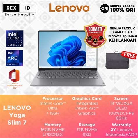 Jual Laptop Lenovo Oled Ultra H Gb Tb Wuxga Touch Windows Yoga Slim Imh