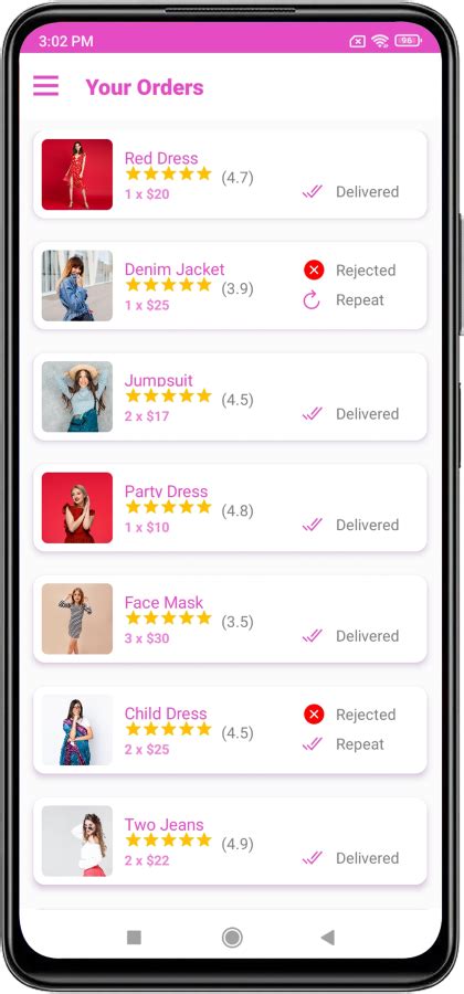 Fashion ECommerce Shop Shopping React Native IOS Android App Template By Vg Infotec