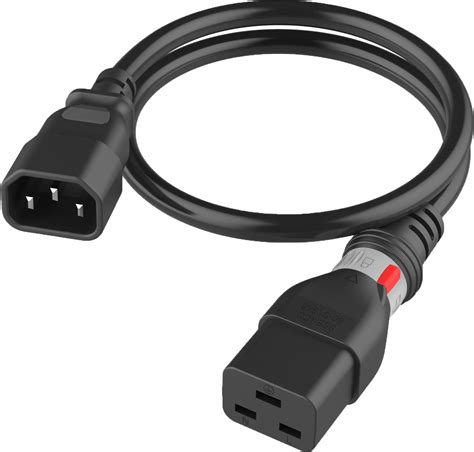 S Lock ® C14 C19 Power Cord