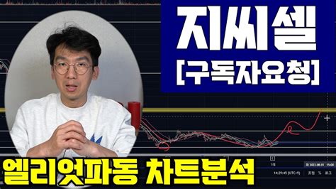 [구독자요청]지씨셀 엘리엇파동에 의한 차트분석 주식 코스닥 지씨셀 Youtube