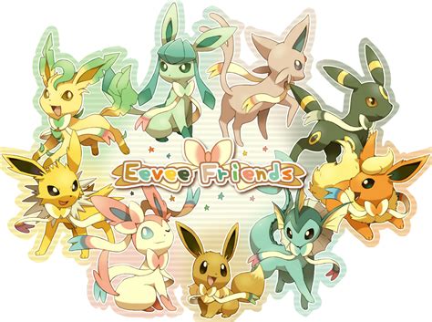 Wallpaper 1440x1073 Px Eevee Espeon Flareon Glaceon Jippe Jolteon Leafeon Pokemon