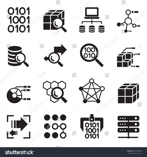 Data Mining Technology Data Transfer Data Stock Vector Royalty Free 339408053