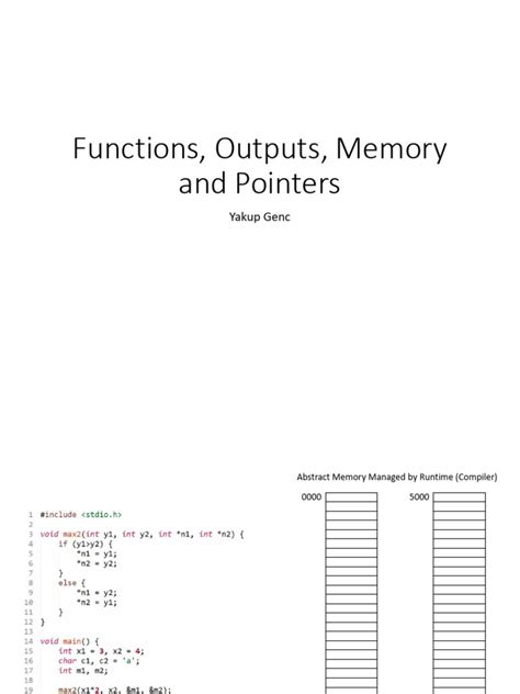 Lecture 04 Modular Programming Additional Pdf Pointer Computer