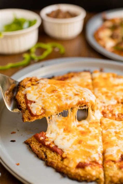 Best Cauliflower Pizza Crust Recipe Low Carb Simply Stacie