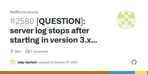 Question Server Log Stops After Starting In Version 3x When Using