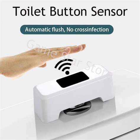 비접촉 화장실 플러시 자동 센서 화장실 플러셔 Usb 충전식 Ir 감지 변기 플러시 밸브 무료 플러싱 스마트 전자