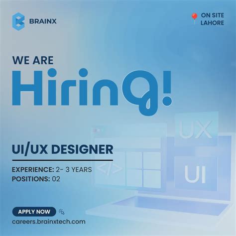 Uiux Hiring Designjobs Careergrowth Joinbrainx Uxdesign Momina