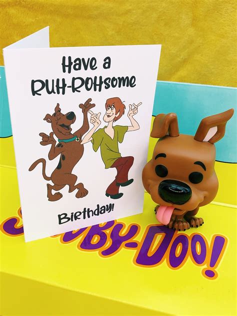Personalised Scooby Doo Birthday Card Handmade Funny Etsy