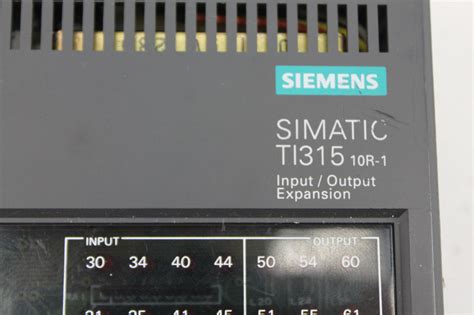 Siemens Simatic TI315 10R I Input Output Expansion PLC Surplus Supply