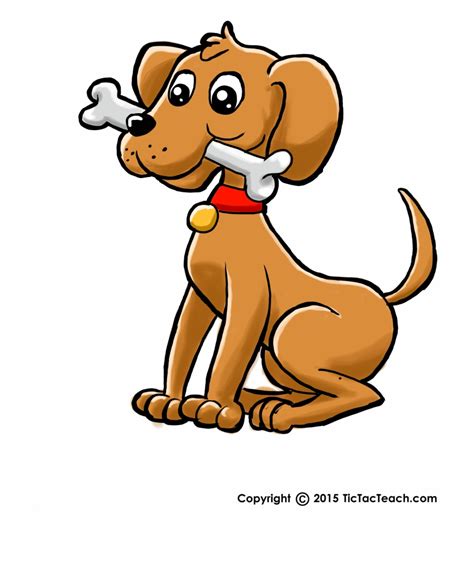 Cartoon Dog Bones Clipart