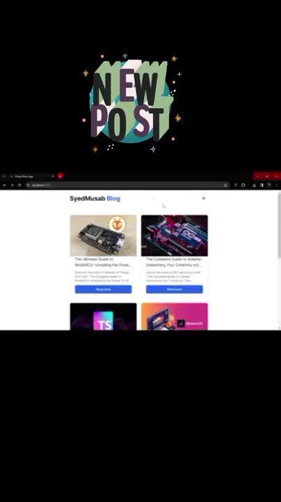Video Syed Muhammad Musab On Linkedin Nextjs Devnews Cmsdeveloper