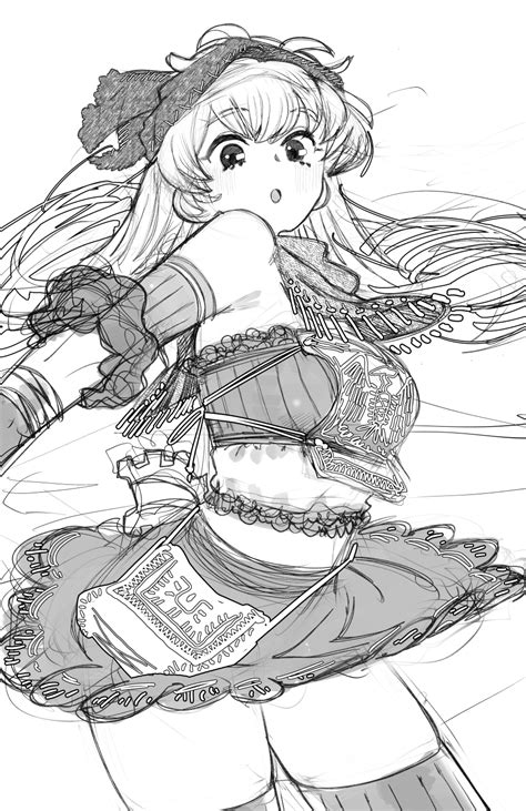 肉ネーム on Twitter AIのジェネリック萌え美少女イラストの手法を人力で再現し返した人力AIジェネリック萌え美少女返しの絵です